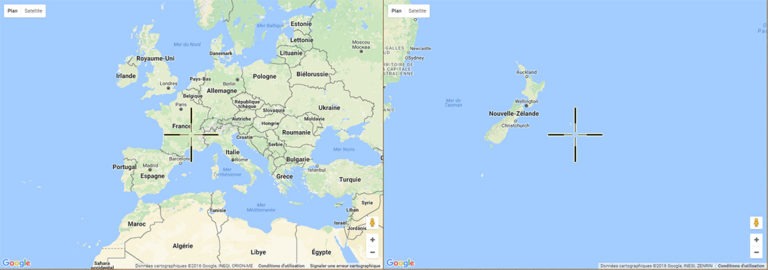 La carte des antipodes - Pacha cartographie