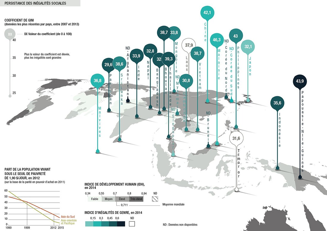 Carte des inégalités sociales - Pacha cartographie